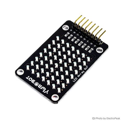 Ywrobot 8x7 Led Dot Matrix Display Module Electropeak
