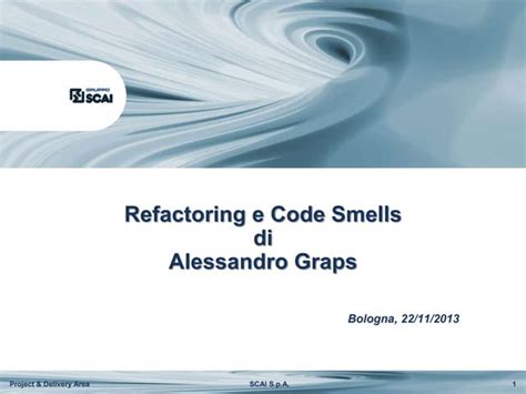 Refactoring Smell Code Ppt
