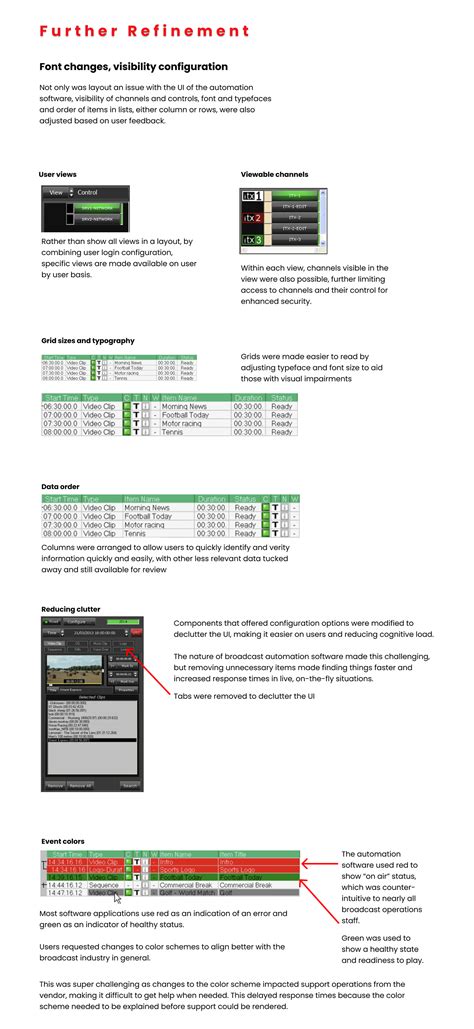Broadcast Ui Improvement Project On Behance