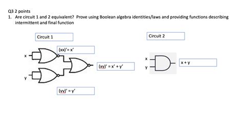 Solved 1 Are Circuit 1 And 2 Equivalent Prove Using