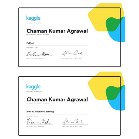Python Machinelearning Kagglecertified Continuouslearning Chaman