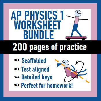 AP Physics Practice Worksheets Bundle W Full Keys By Bio Bouquet