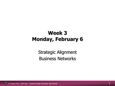 Strategic Information Systems Planning Ppt Business Business And