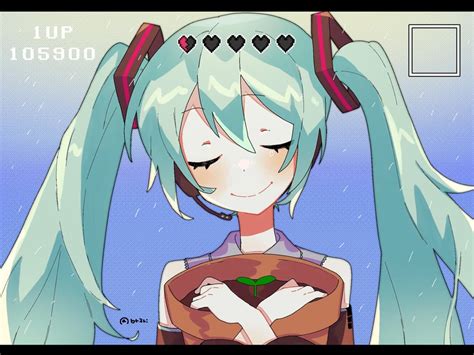 Hatsune Miku Vocaloid And 1 More Drawn By 2funma2 Danbooru