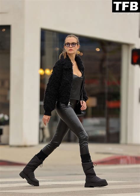 Josephine Skriver Displays Her Nice Cleavage In La 13 Photos