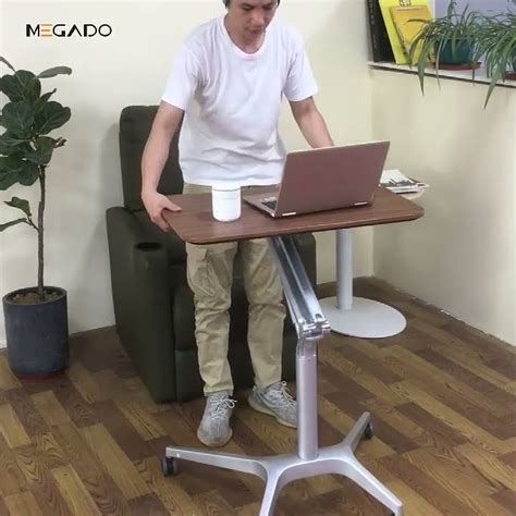 스탠딩 에어 리프트 데스크 교탁 강연대 강의대 책상 Youtube