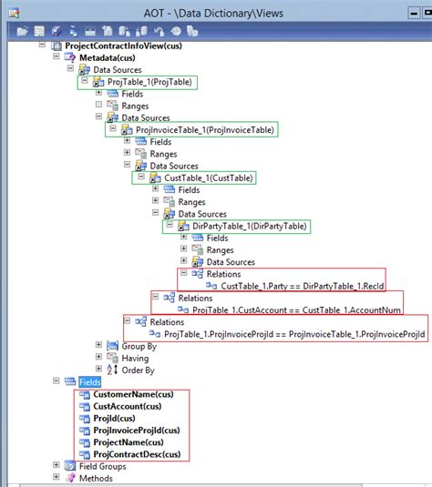 How To Use A View To Simplify Working With Query Classes In Dynamics Ax