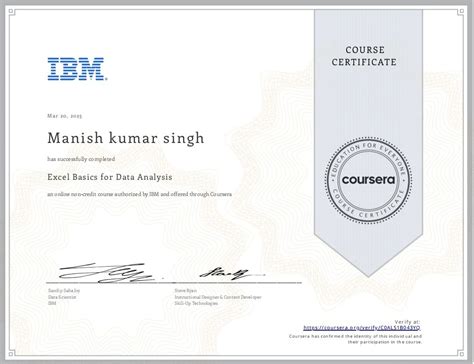 excel dataanalysis ibm learning finance ibm manish singh