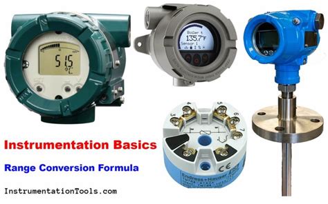 Instrumentation Basics Range Conversion Formula And Examples