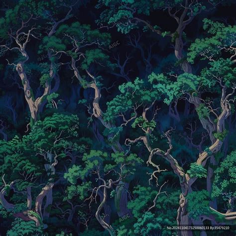 Ai创作图国潮松柏 国潮松树 国潮风松树 松涛图案 鼠绘迎客松 大树壁画 树木壁画 树木墙纸 雨林插画 松树底纹 油画迎客松 原始森林背景布景