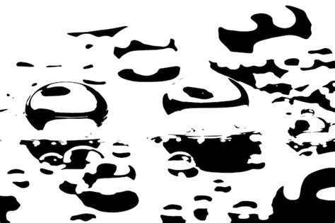 Premium Vector Black Texture Vector Of Bubbles