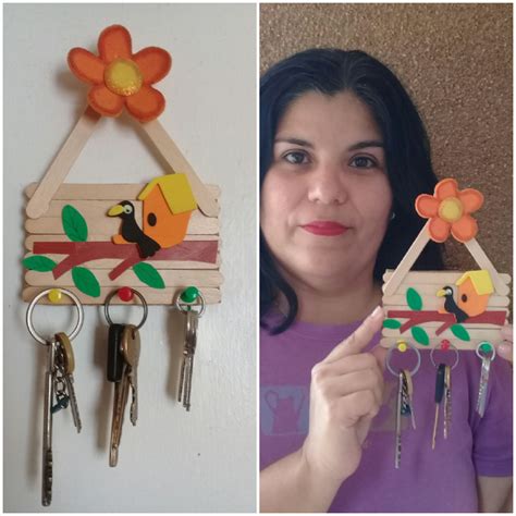 Engesp Nice Key Holder Very Easy To Make Bonito Porta Llaves Muy