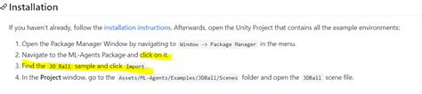 Getting Started Documentation Does Not Get You Started Issue Unity Technologies Ml