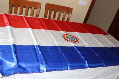 Bandiera Di Calcio Della Nazionale Di Paraguay Repubblica Eur 20 11