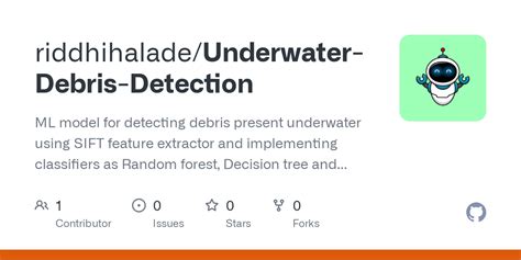 Github Riddhihalade Underwater Debris Detection Ml Model For Detecting Debris Present