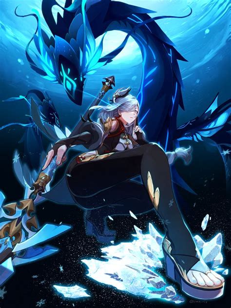 Shenhe Genshin Impact Image By Hare Wiz Zerochan Anime Image Board