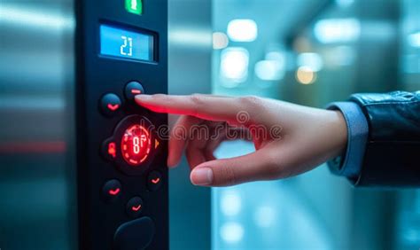 Close Up Of A Persons Hand Using A Modern Security Access Control
