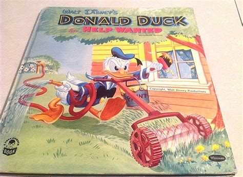 Donald Duck In Help Wanted Walt Disney Cozy Corner Book1955 4587251530