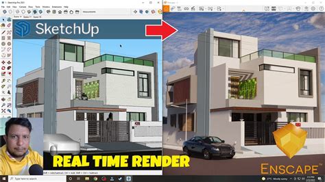Introduction Of Enscape Real Time Rendering Sketchup Render Tutorial