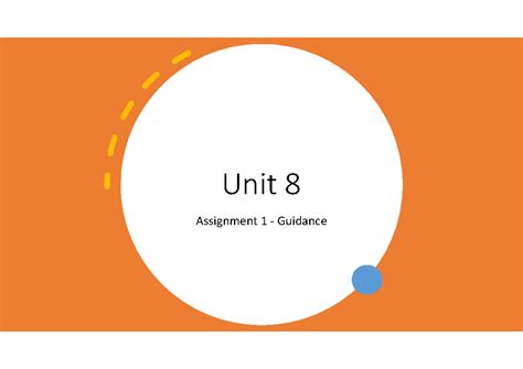 Unit 8 Assignment 1 Guide Unit 8 Assignment 1 Guidance Ensure The