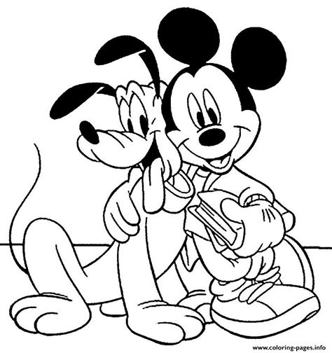 Mickey Mouse Clubhouse Coloring Pages Pluto