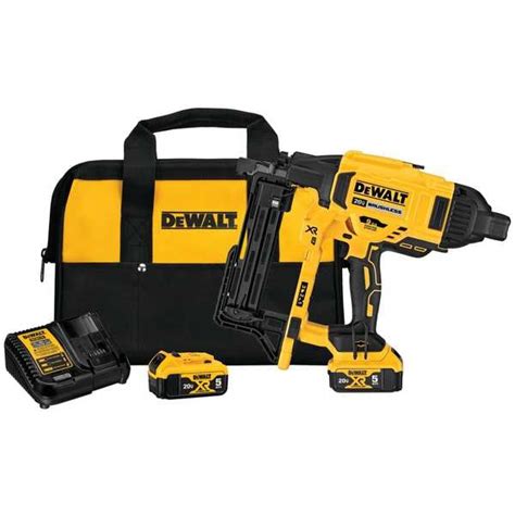 Dewalt Staple Gun Cordless 20vdc 9 Ga Staple Crown 1 2in