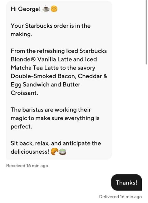 is this an automated doordash feature or did my driver type this all
