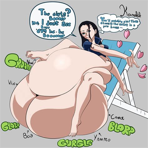Rule 34 6girls After Vore Barefoot Big Belly Boa Hancock Burping