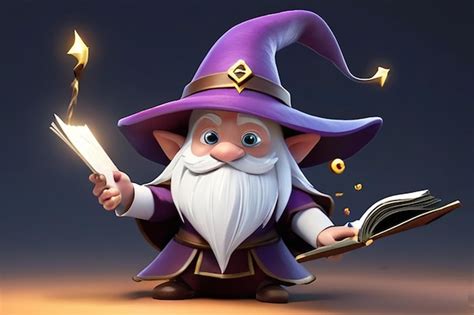 Mastering The Art Of Magic The Whimsical Wizard Apprentice Premium Ai Generated Image