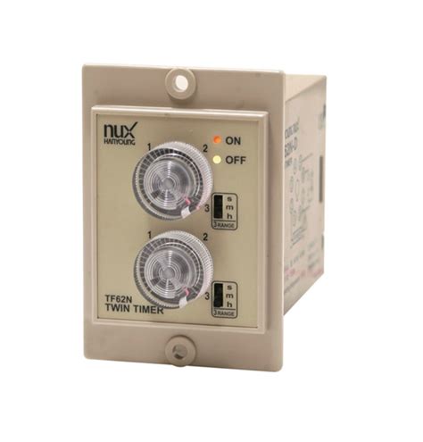 Hanyoungnux Tf62 Np 60 D Twin Timer Panel Type With Socket Tf62np 60d