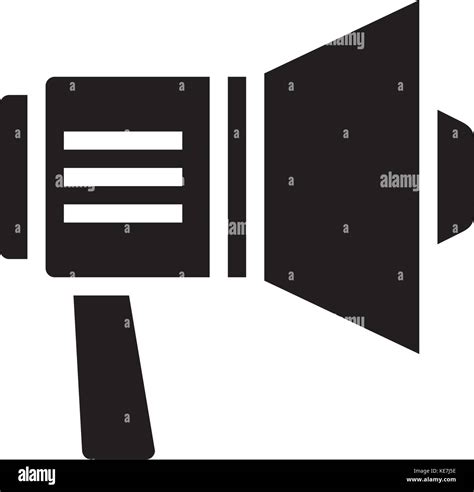 Loudspeaker Simple Icon Vector Illustration Black Sign On Isolated Loudspeaker Simple Icon Vector Illustration Black Sign On Isolated