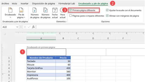 Cómo Hacer Un Encabezado Solo En La Primera Página en Excel Automate Excel