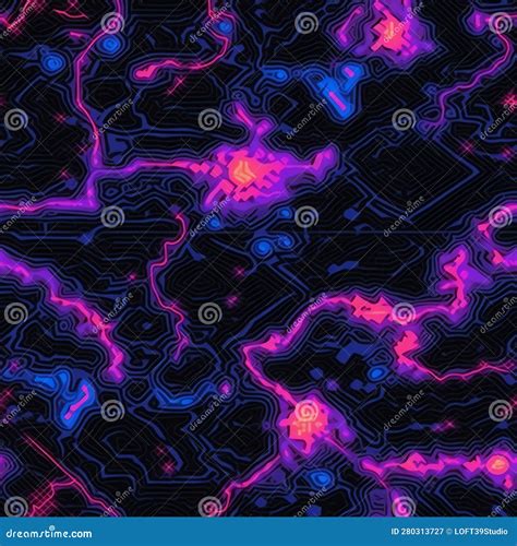 Generative Ai Topographic Map Seamless Pattern Royalty Free Stock Generative Ai Topographic Map Seamless Pattern Royalty Free Stock