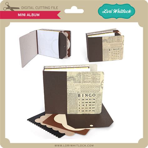Mini Album Lori Whitlocks Svg Shop