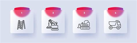 Construction Set Icon Repair Supplies Equipment Numbering Ladder