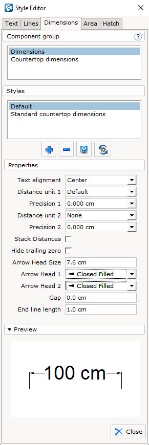 Style Editor Dimensions Configura Help Center