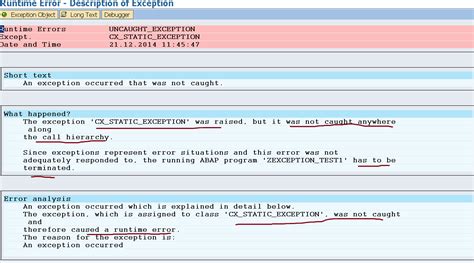 Oo Exception Cxstaticcheck Sapcodes