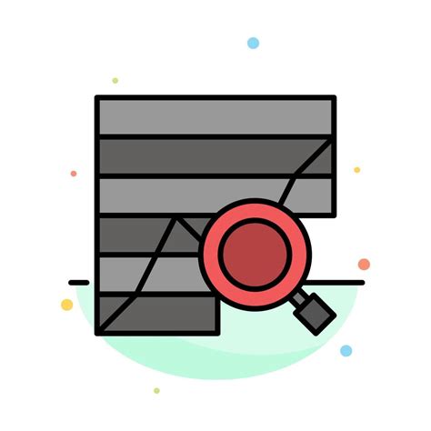 Analysis Analytic Analytics Chart Data Graph Abstract Flat Color Icon Template 19173445 Vector