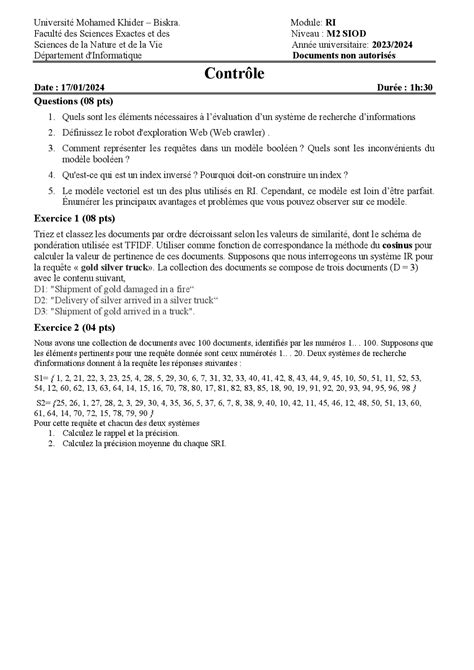 Robotics Exercices And Exemple Exercises Robotics Docsity