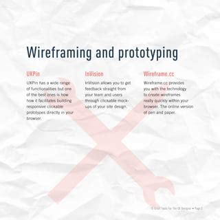 Ux Designer Tools Pdf