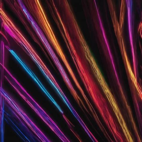 Premium Photo Light Neon Abstract On Black Background Blurry Effect