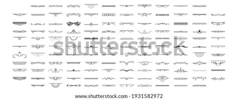 Set Black Simple Line Collection Doodle Stock Vector Royalty Free 1931582972 Shutterstock