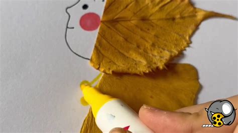 کاردستی با برگ برای کودکان فیلو