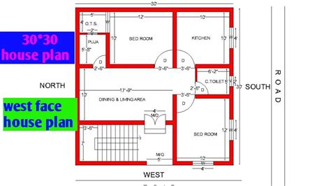 West Facing 2 Bedroom House Plans As Per Vastu