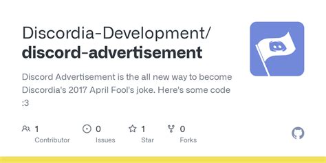 Github Discordia Development Discord Advertisement Discord Advertisement Is The All New Way