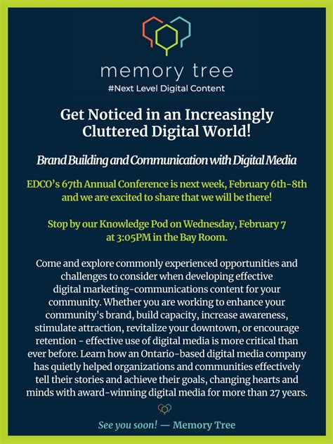 Memory Tree Productions On Linkedin Edco2024