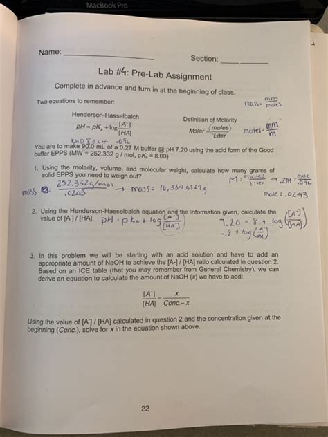 Solved Macbook Pro Name Section Lab 4 Pre Lab Assignment