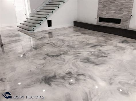 Metallic Marble Epoxy Floor Metallic Floors Installed Nationwide