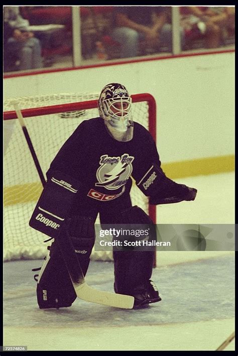 A Shot Of Goaltender Manon Rheaume Of The Tampa Bay Lightning News