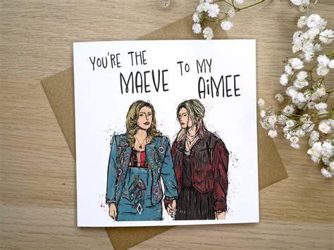 Maeve And Aimee Sex Education Inspired Occasionalbirthday Card Maeve